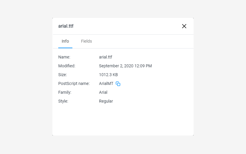 Fonts Customer s Canvas