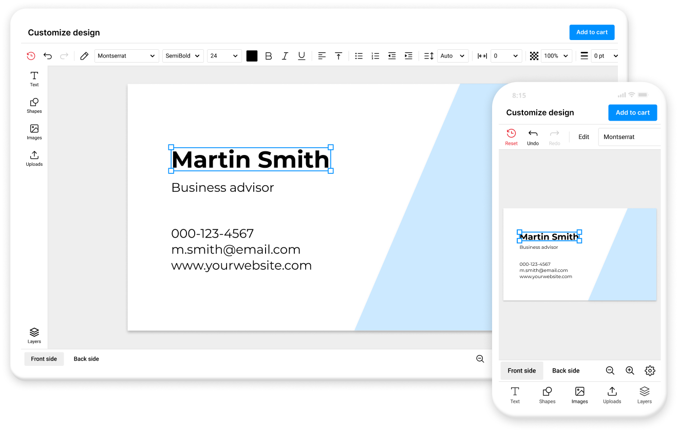 Customer's Canvas - Web to Print Software for Your Business